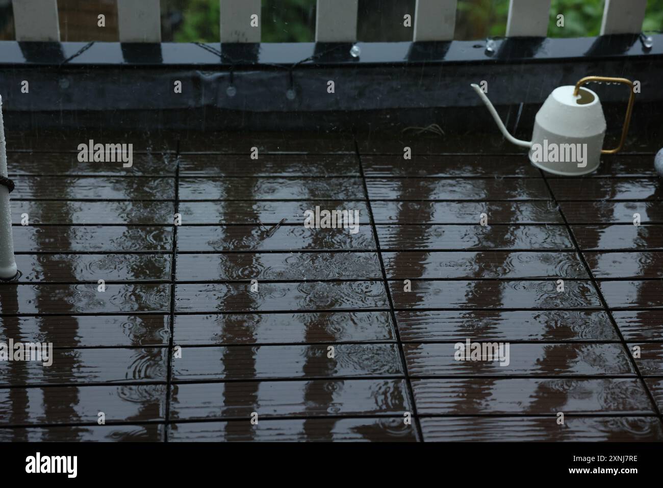 Rain water on balcony hi-res stock photography and images - Alamy