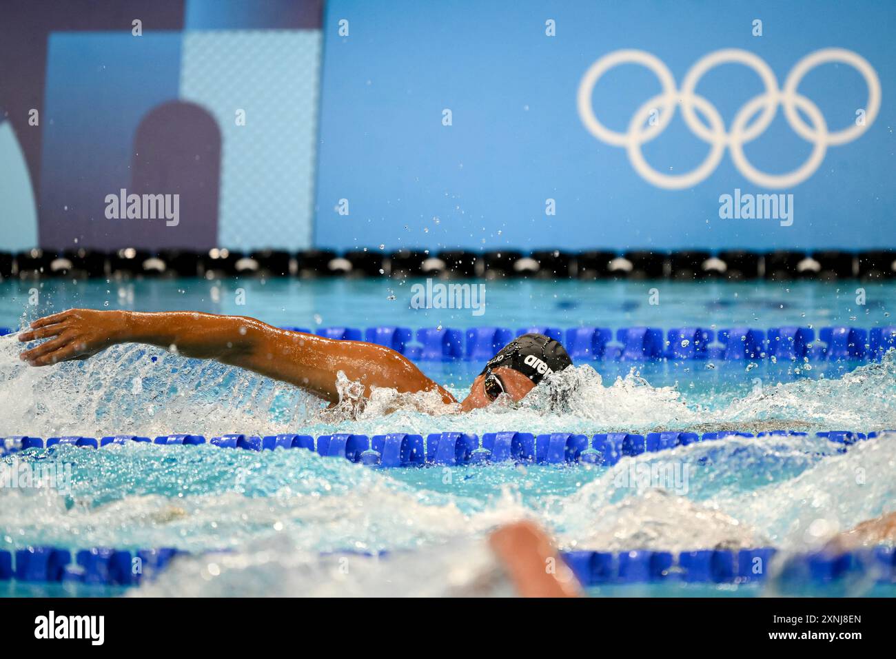 Luca De Tullio of Italy competes in the swimming 800m Freestyle Men ...