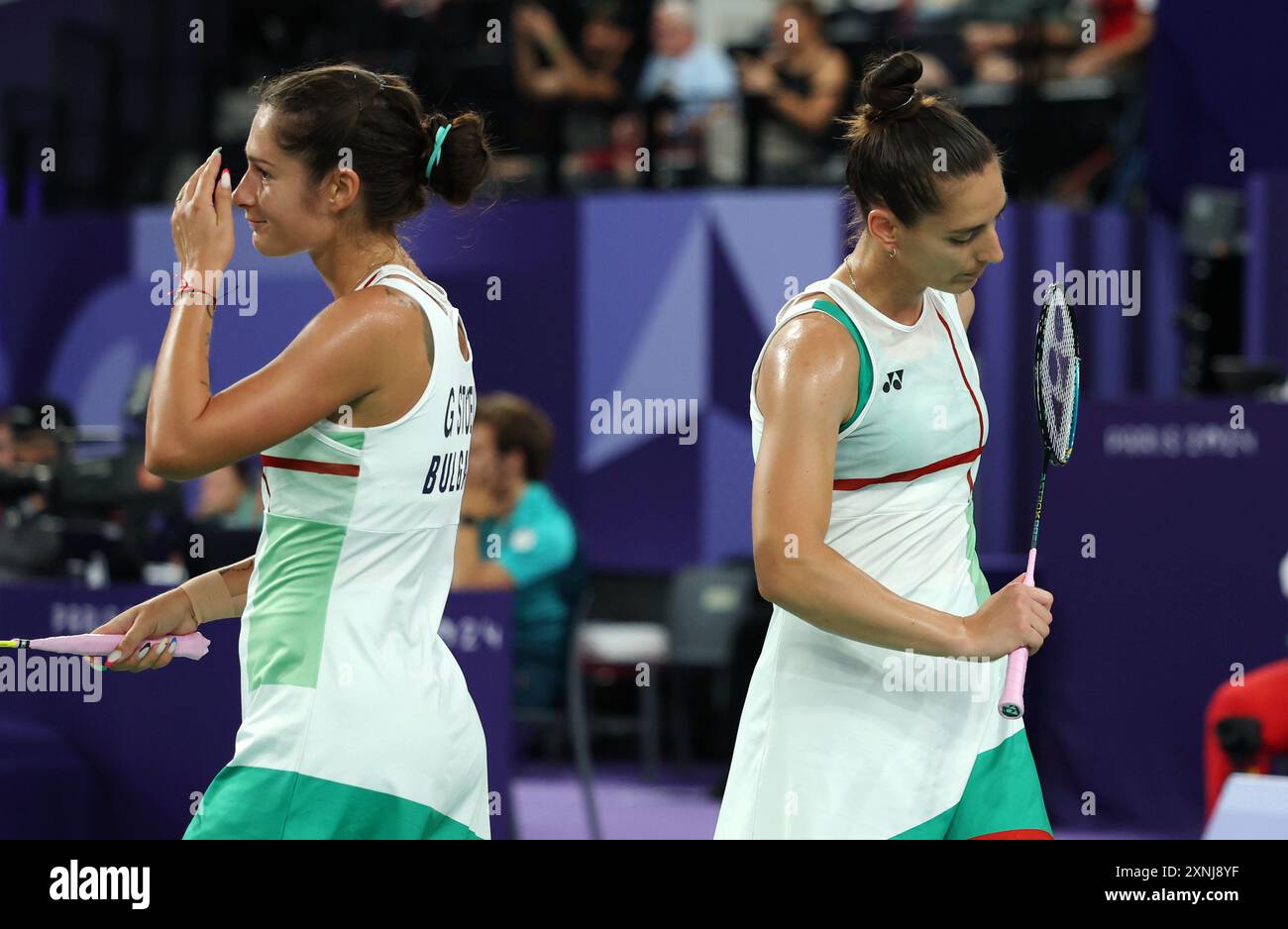Paris, France. 1st Aug, 2024. Gabriela Stoeva (L)/Stefani Stoeva of ...