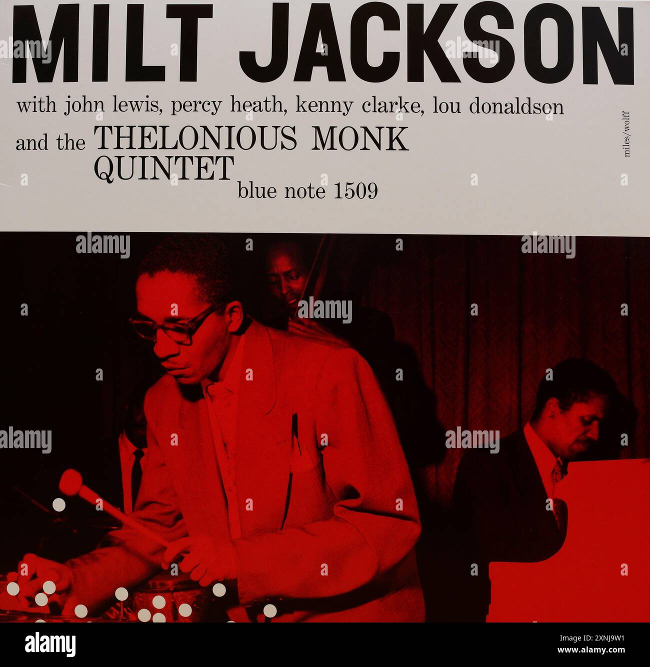 Vintage vinyl record cover. Milt Jackson and the Thelonious Monk ...
