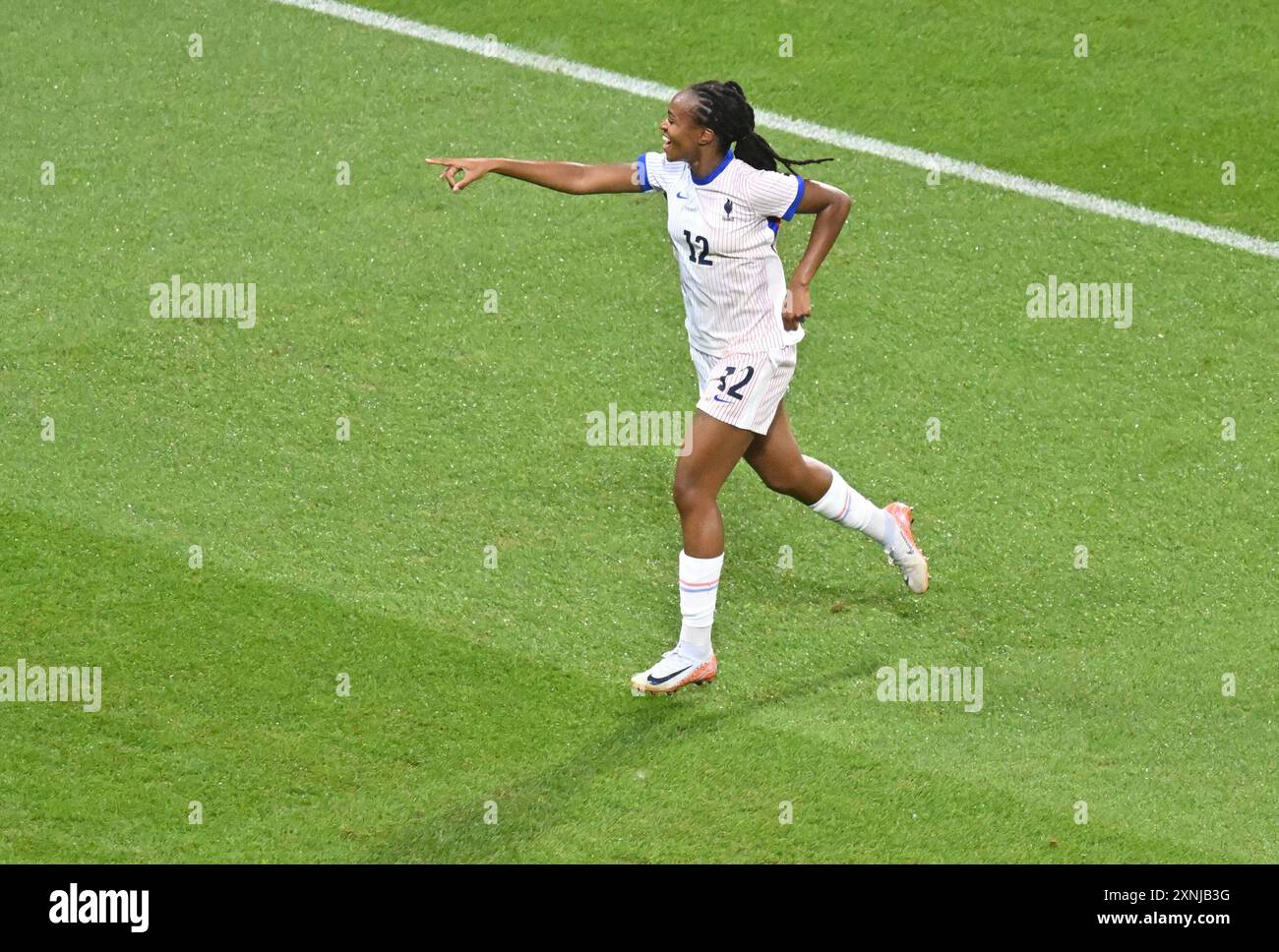 Marie-Antoinette Katoto (France) celebrates a goal, Football, Women's ...
