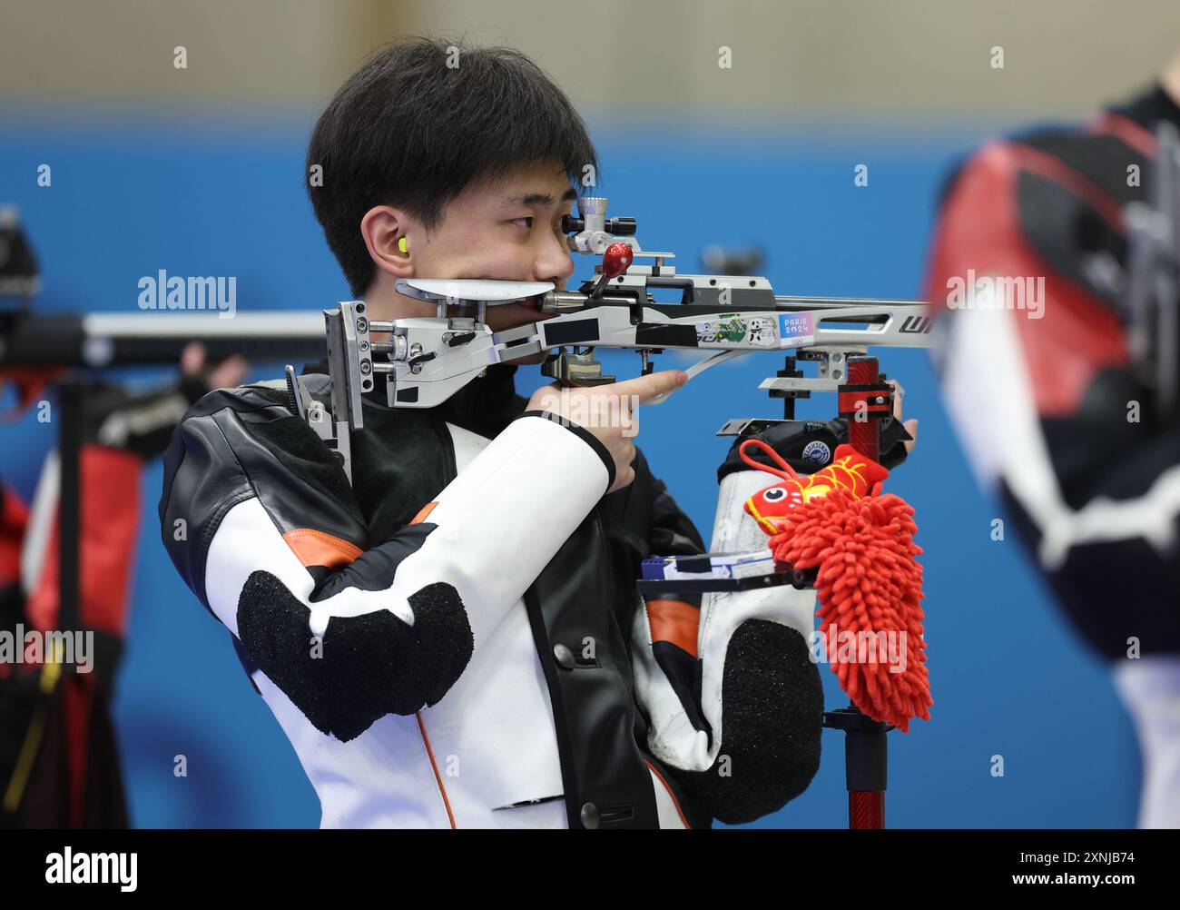 Chateauroux, France. 1st Aug, 2024. Liu Yukun of China competes during ...