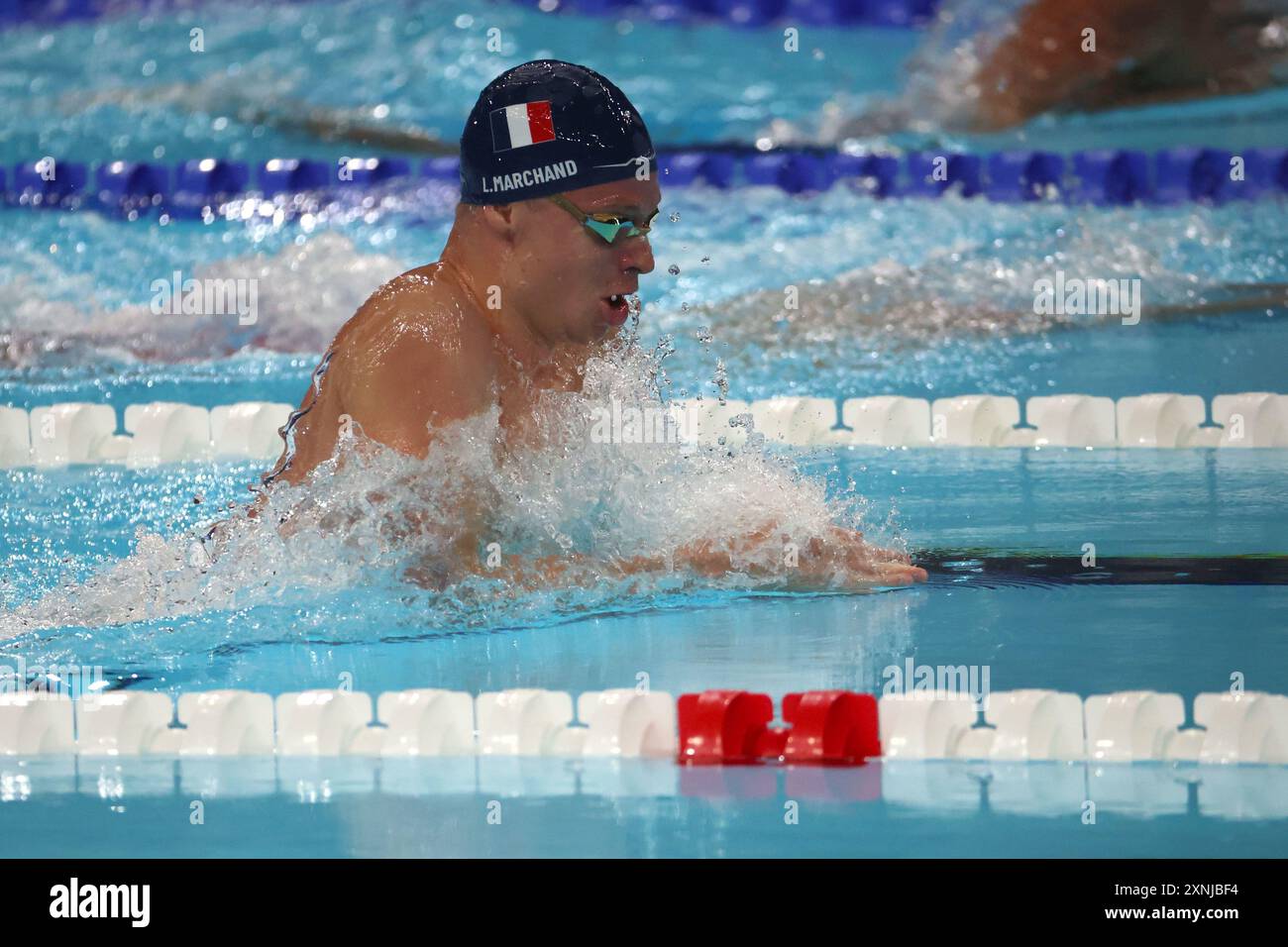 July 31, 2024, Paris, Ile de France, France: Leon Marchand (France) in ...