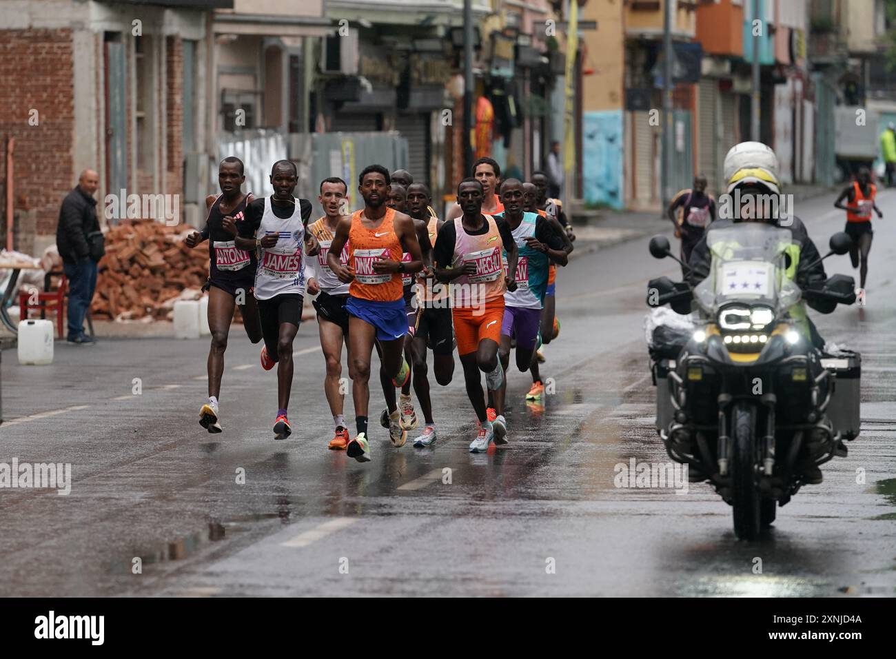 ISTANBUL, TURKIYE - APRIL 28, 2024: Athletes running Istanbul half ...