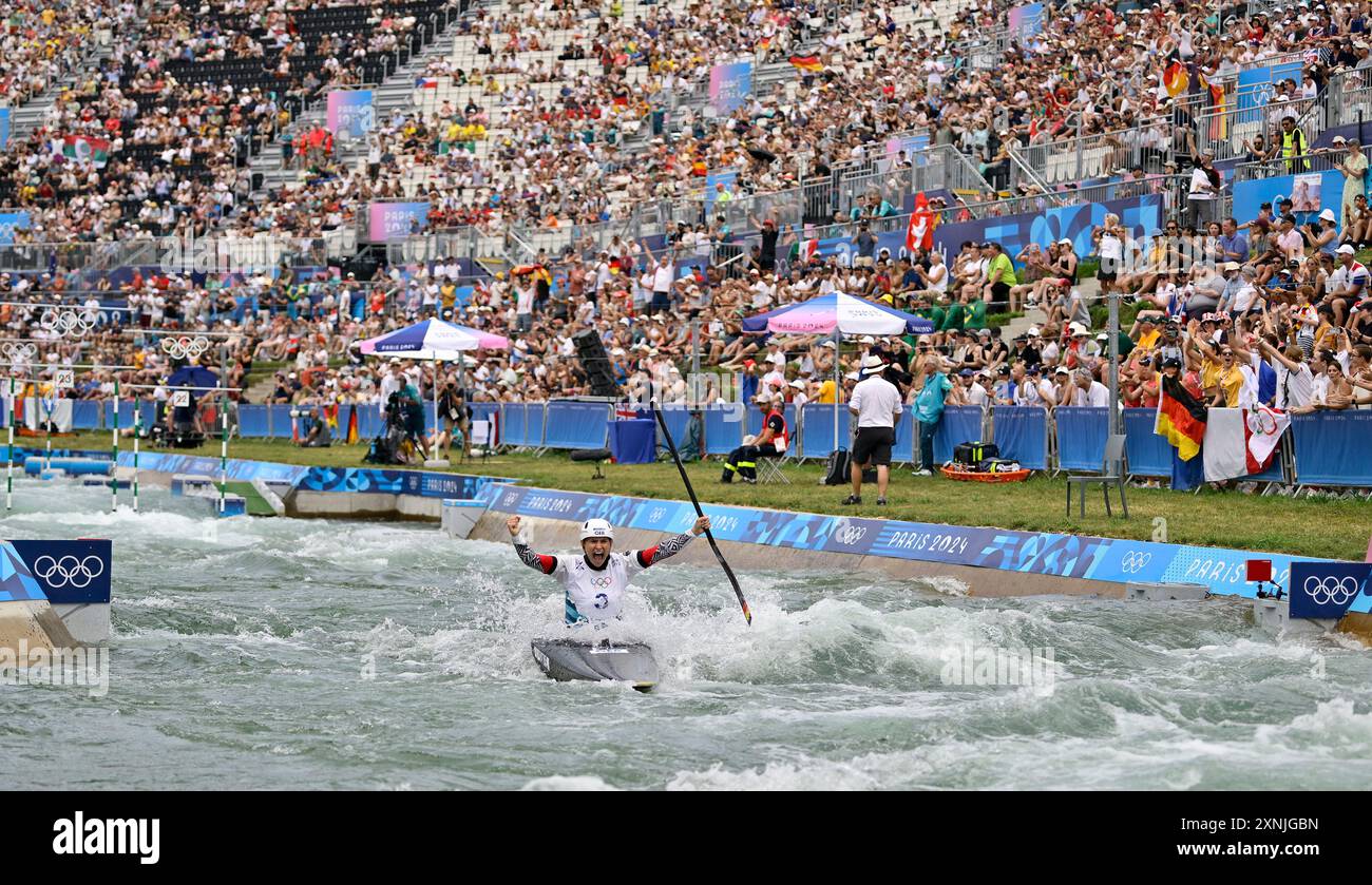 Paris, France. 31st July, 2024. Paris 2024 Olympic games. Canoe Slalom ...