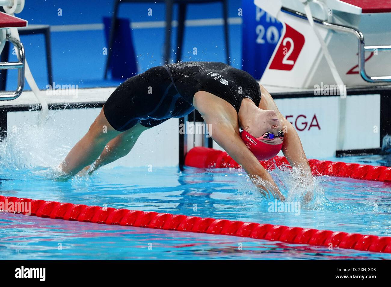 Great Britain's Honey Osrin during the Women's 200M Backstroke heats at ...