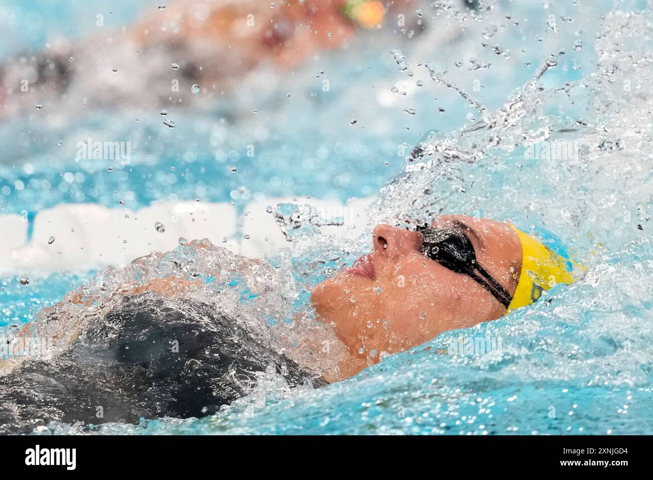 Jaclyn Barclay, of Australia, competes in her heat of the women's 200 ...