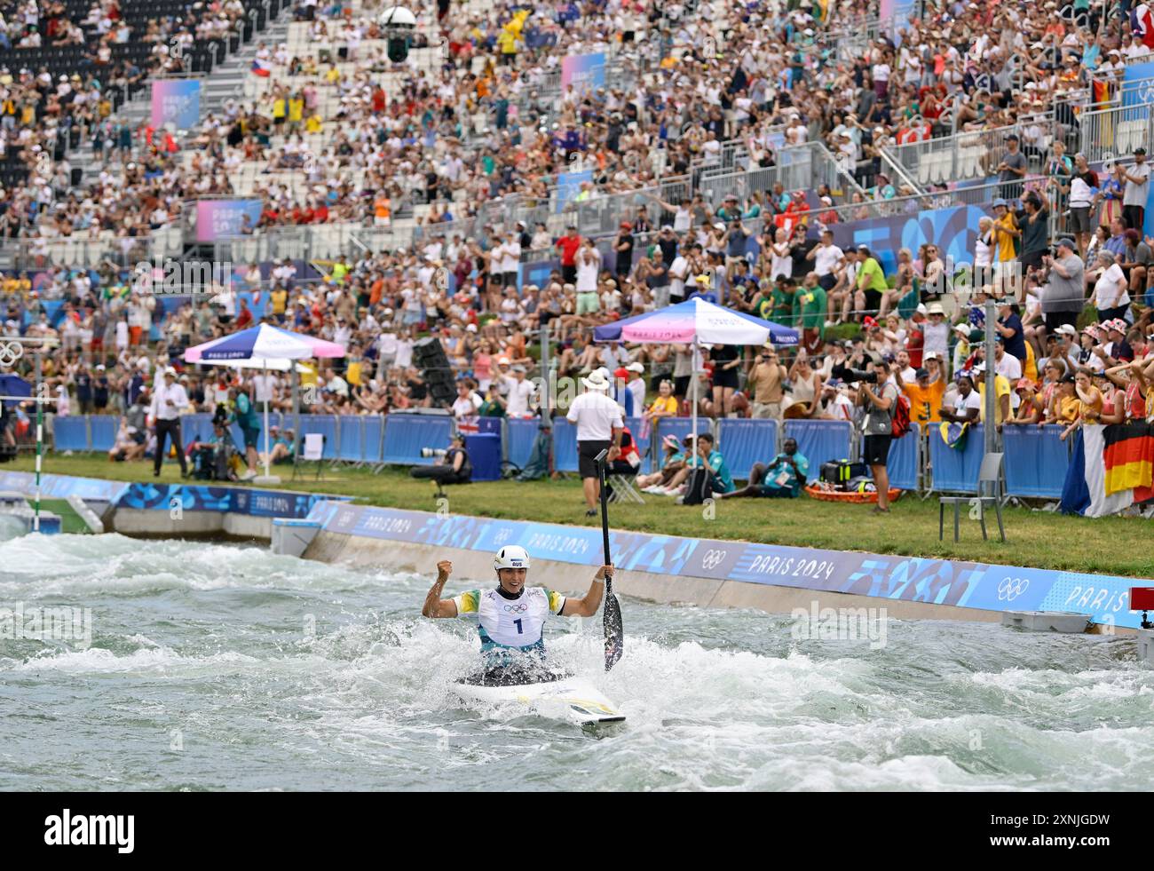 Paris, France. 31st July, 2024. Paris 2024 Olympic games. Canoe Slalom ...