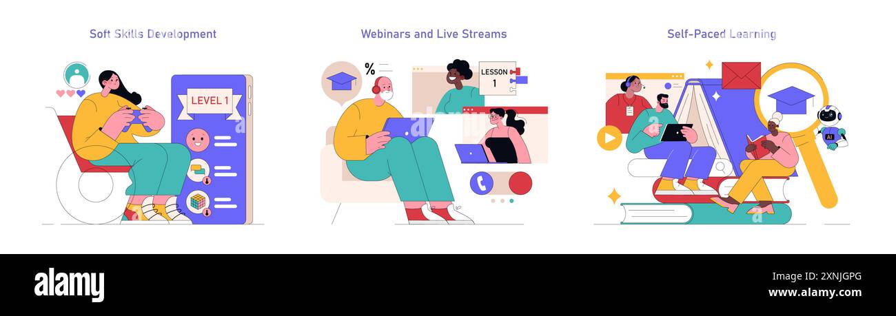 Self paced learning hi-res stock photography and images - Alamy