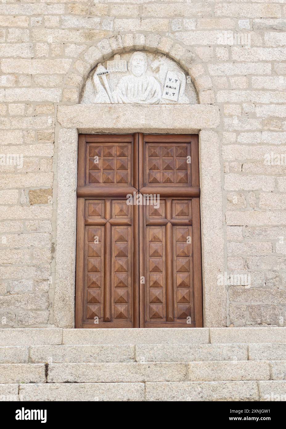San Simplicio Church Door Stock Photo - Alamy