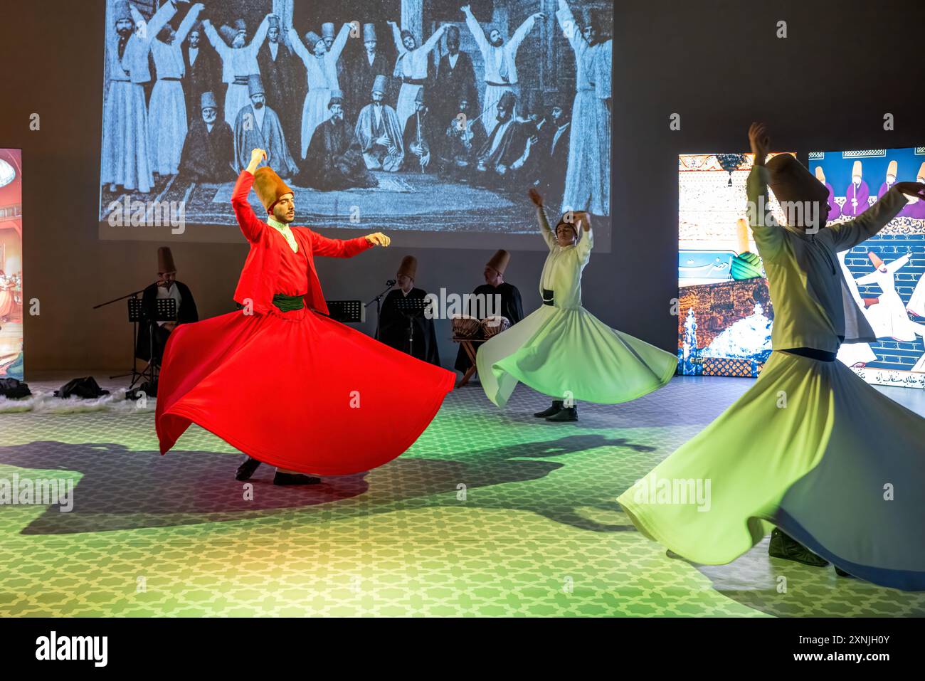 Fraternity of the whirling dervishes hi-res stock photography and ...