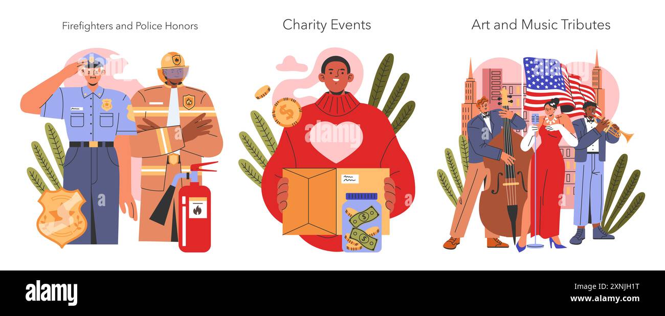 First responders charity Stock Vector Images - Alamy