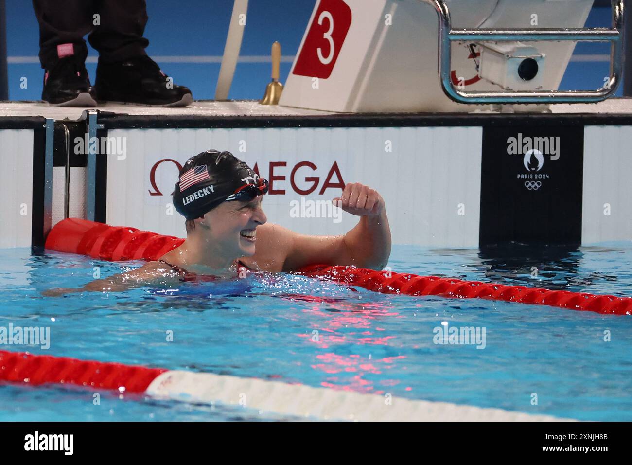 Paris, Ile de France, France. 31st July, 2024. Katie Ledecky (USA) in ...