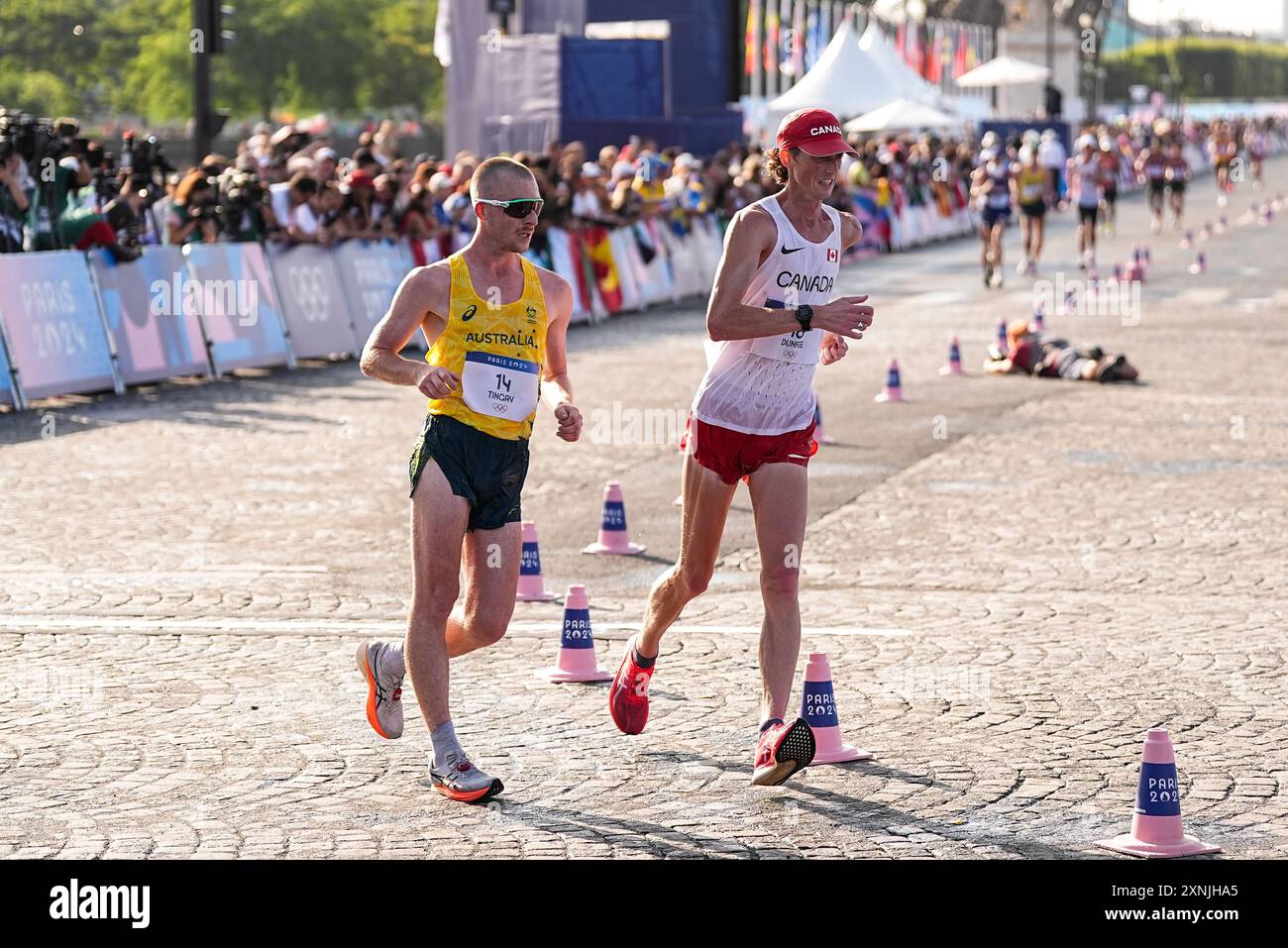 Declan Tingay of Australia competes during Men's 20km Race Walk ...