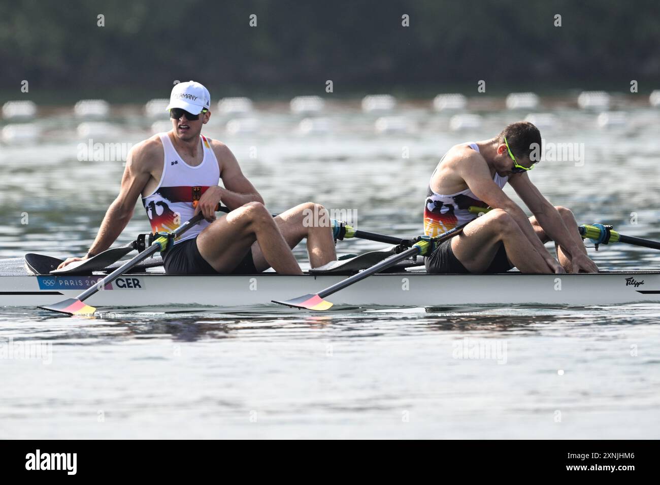 01 August 2024, France, Vaires-Sur-Marne: Paris 2024, Olympics, Rowing ...