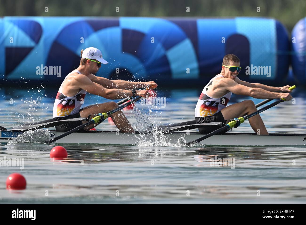 01 August 2024, France, Vaires-Sur-Marne: Paris 2024, Olympics, Rowing ...
