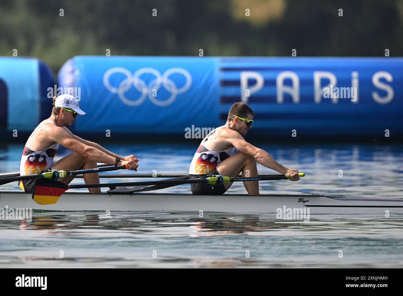 Vaires Sur Marne, France. 01st Aug, 2024. Paris 2024, Olympics, Rowing ...