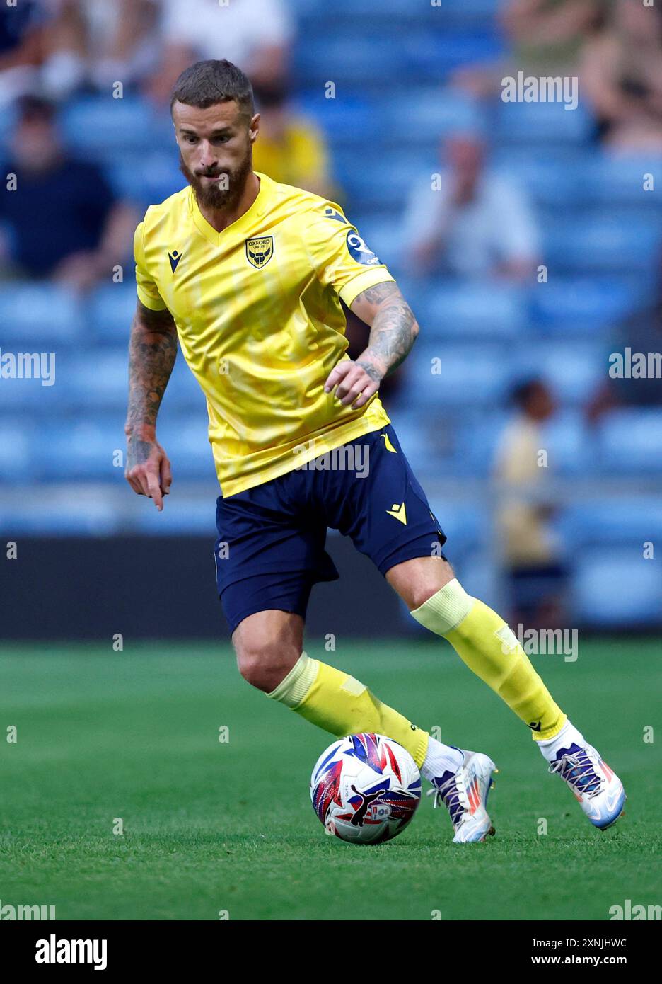 Oxford United’s Joe Bennett during the pre-season friendly match at the ...