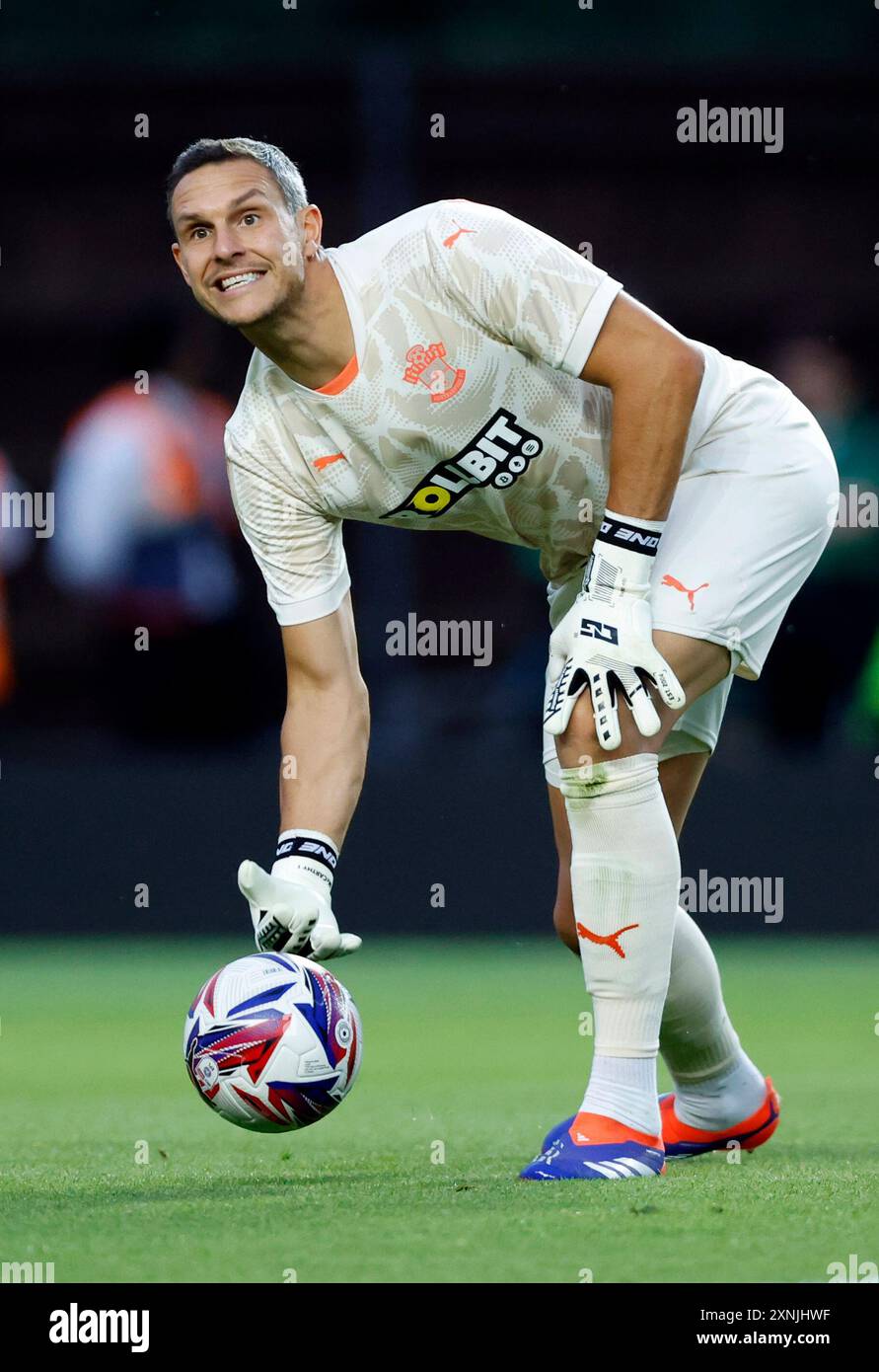 Southampton’s Alex McCarthy during the pre-season friendly match at the ...
