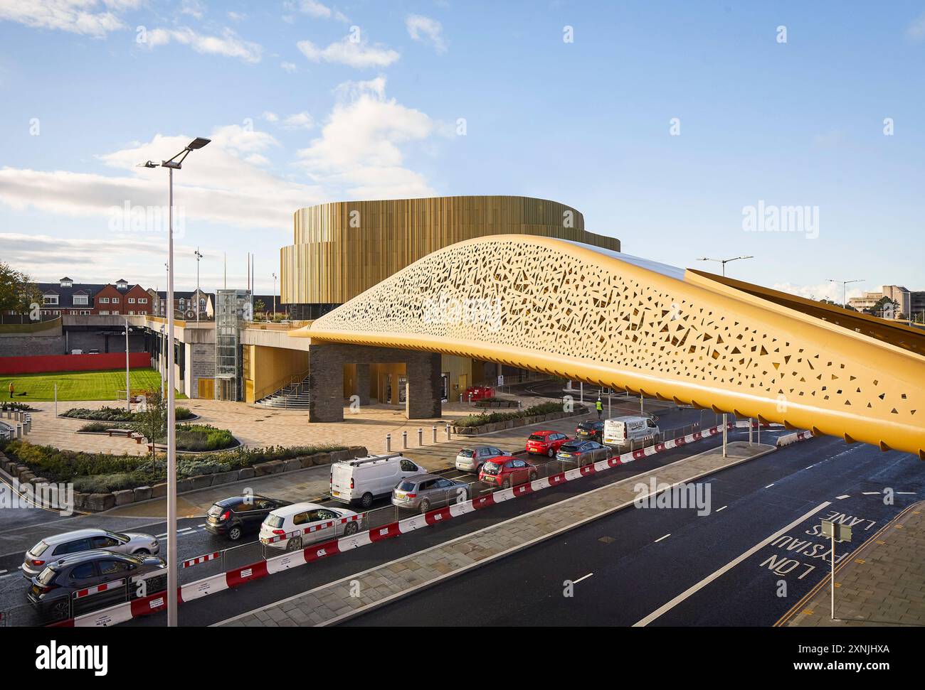 Copr Bay Bridge linking to Swansea Arena. Swansea Arena and Copr Bay ...