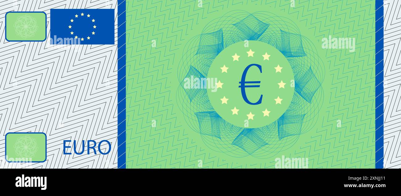 Euros bills Stock Vector Images - Alamy