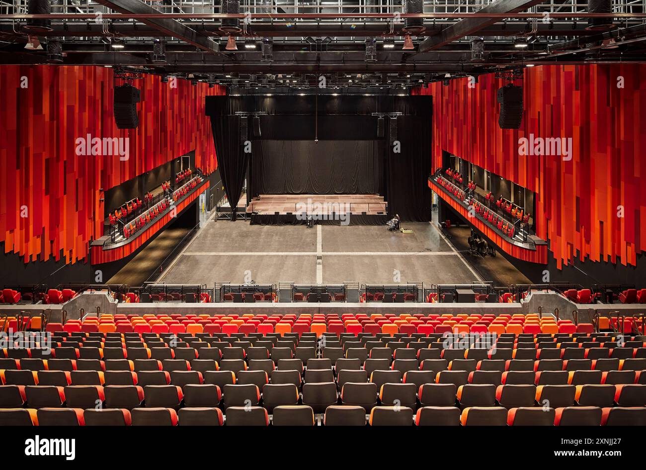 Interior of multi-functional auditorium. Swansea Arena and Copr Bay ...