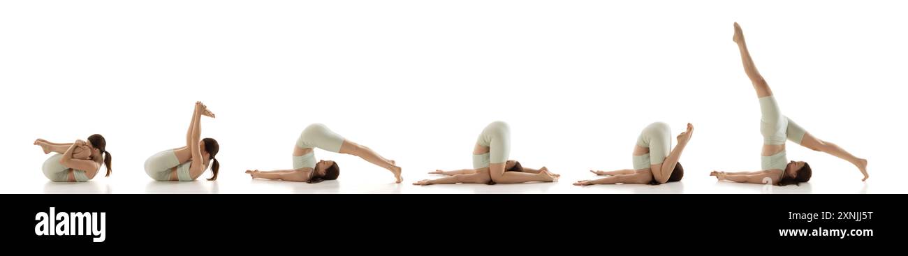 Yoga zen meditation set collage hi-res stock photography and images - Alamy