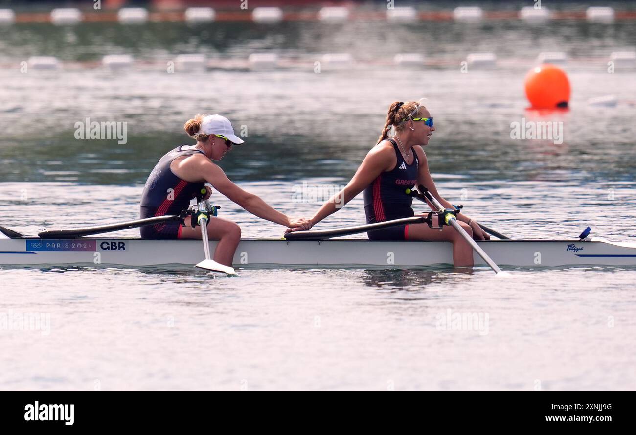 Great Britain's Mathilda Hodgkins-Byrne and Rebecca Wilde after ...