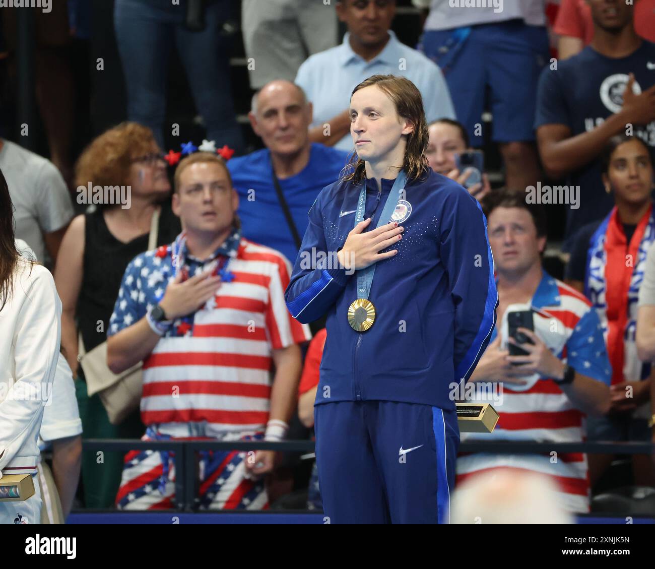 Paris, Ile de France, France. 31st July, 2024. Katie Ledecky (USA) in ...