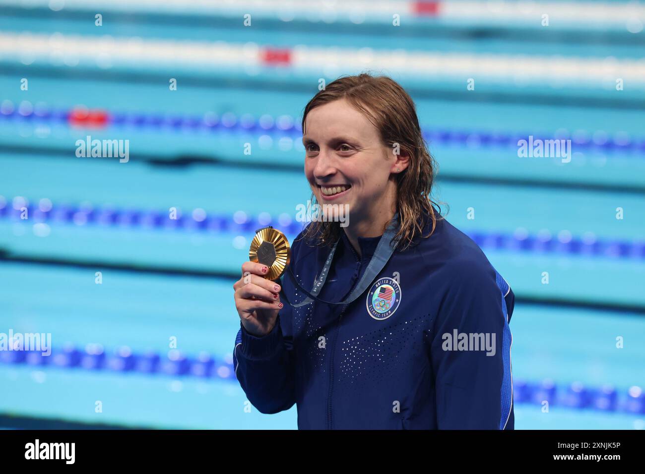 Paris, Ile de France, France. 31st July, 2024. Katie Ledecky (USA) in ...
