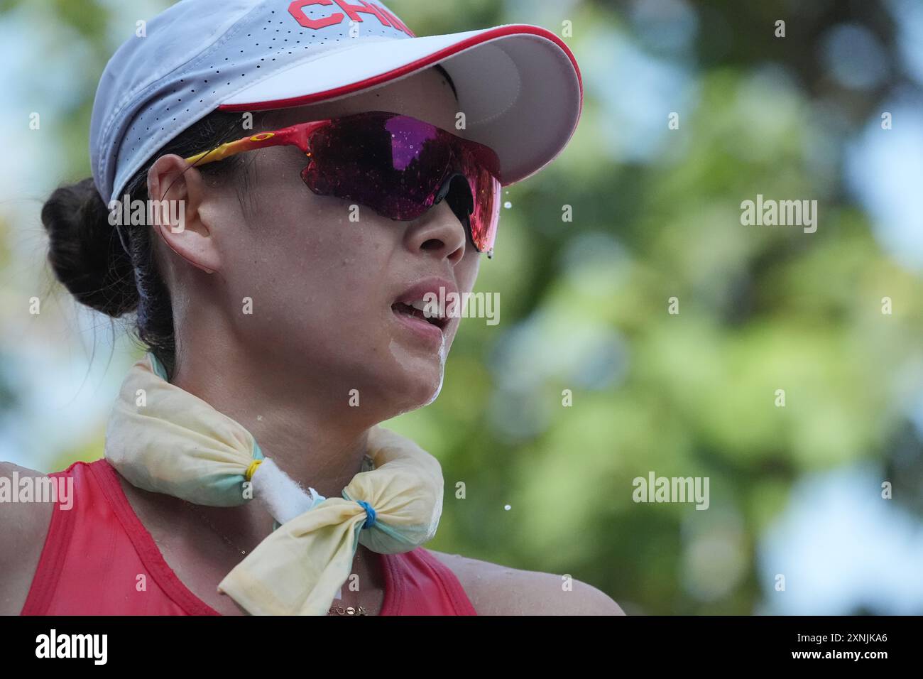 Paris, France. 1st Aug, 2024. Yang Jiayu of China competes during the ...