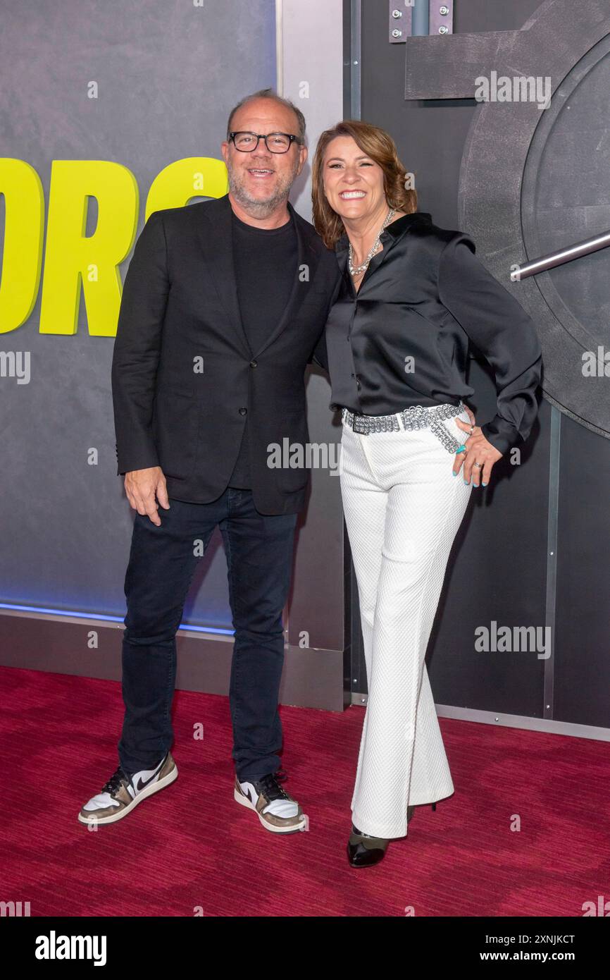 New York City, United States. 31st July, 2024. Tom Papa and Cynthia ...