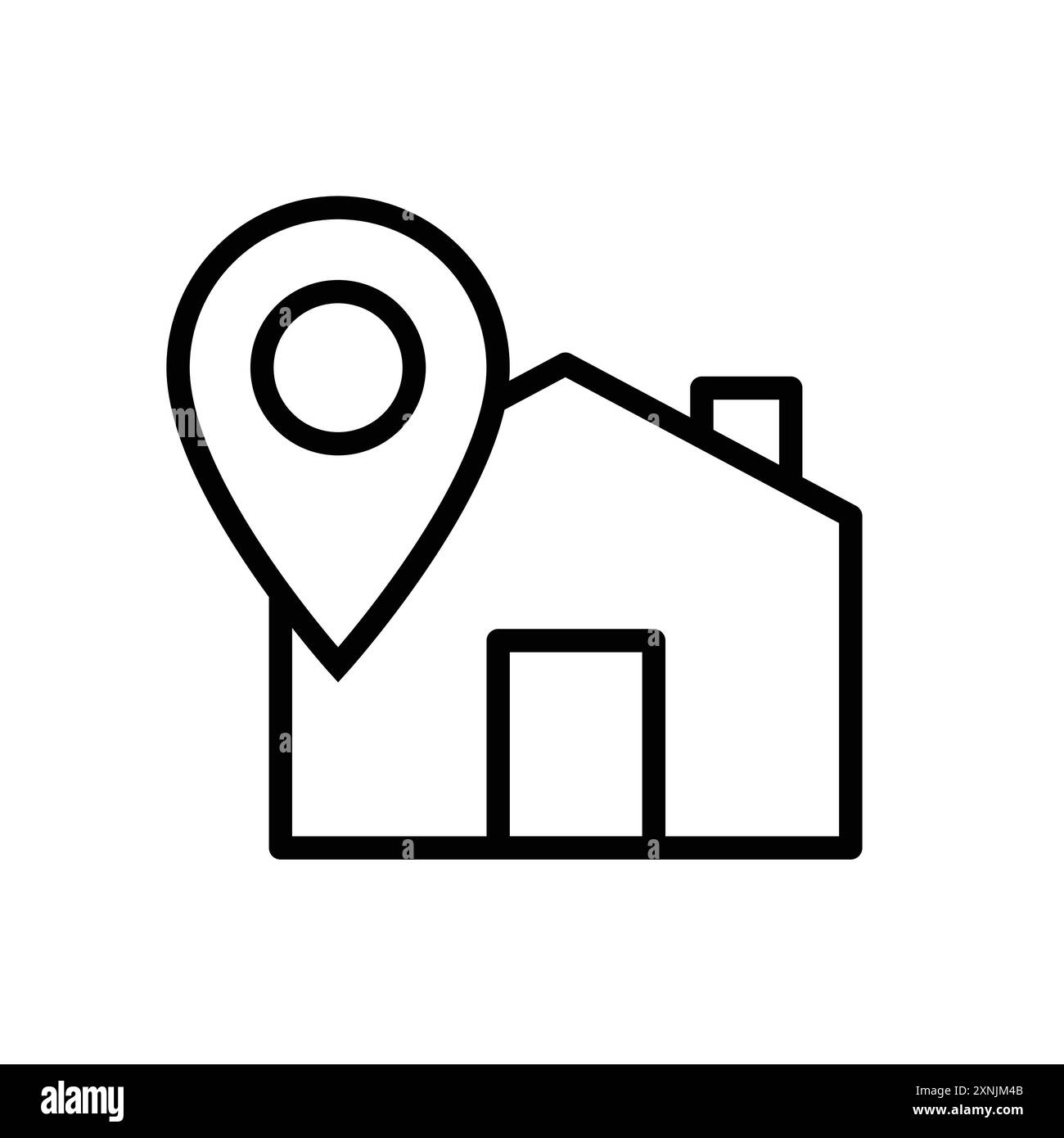 Address icon Black and White Stock Photos & Images - Alamy
