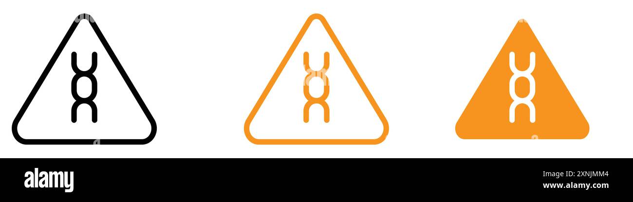 Carcinogen icon web design logo set collection in vector Stock Vector ...