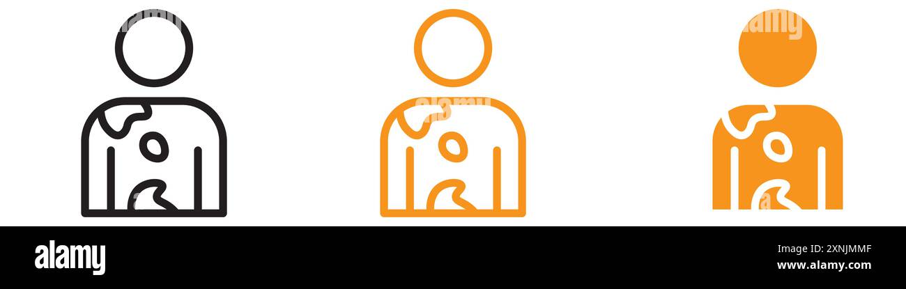 Contact Dermatitis icon web design logo set collection in vector Stock ...