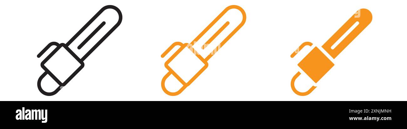 Chainsaw icon web design logo set collection in vector Stock Vector ...