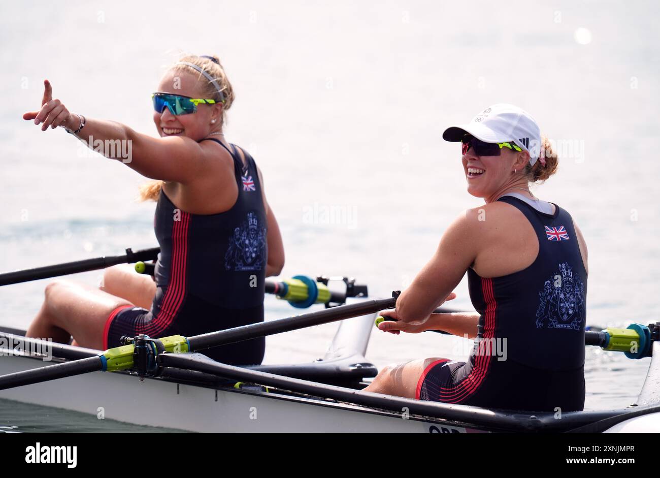 Great Britain's Mathilda Hodgkins-Byrne and Rebecca Wilde after ...