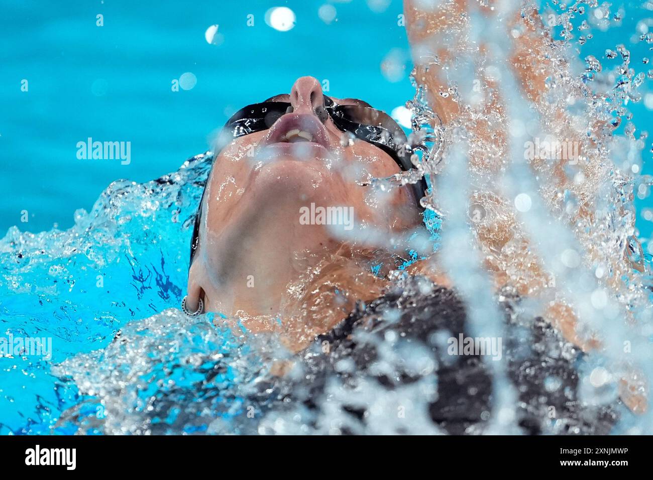 Margherita Panziera, of Italy, competes in her heat of the women's 200 ...
