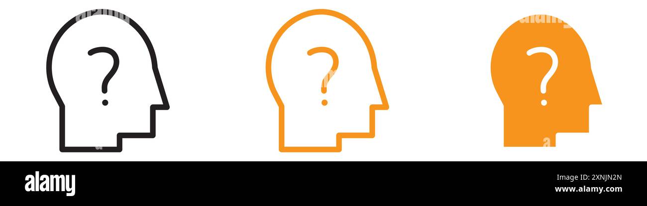 Curiosity icon web design logo set collection in vector Stock Vector ...