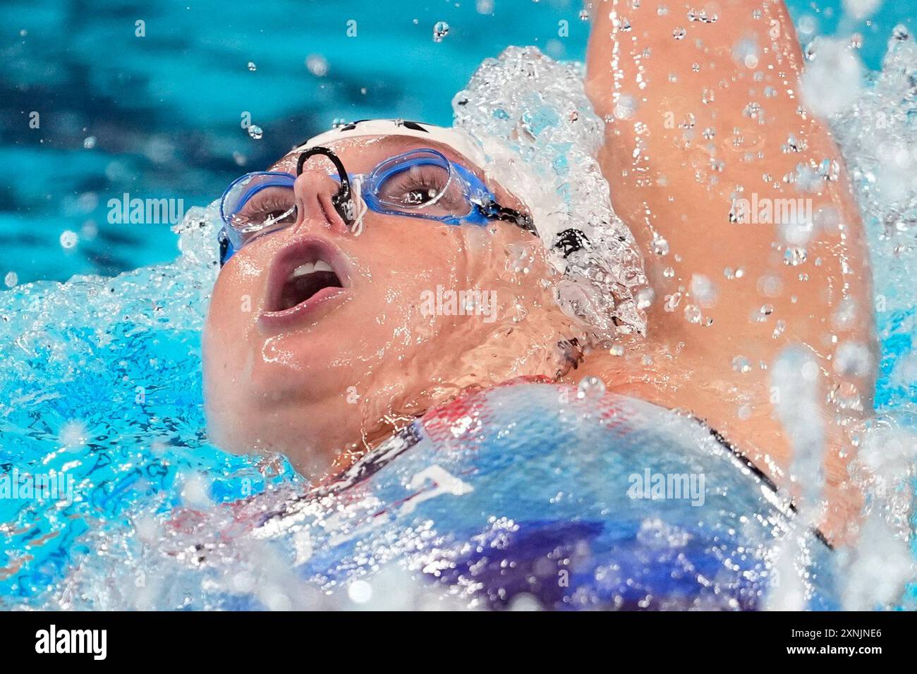Phoebe Bacon, of United States,competes in her heat of the women's 200 ...