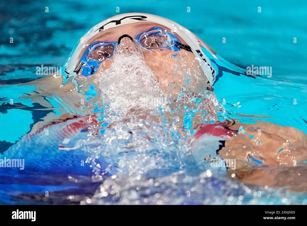Phoebe Bacon, of United States,competes in her heat of the women's 200 ...