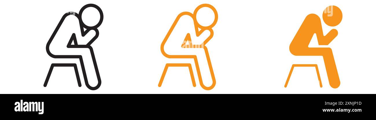 helpless human icon web design logo set collection in vector Stock ...