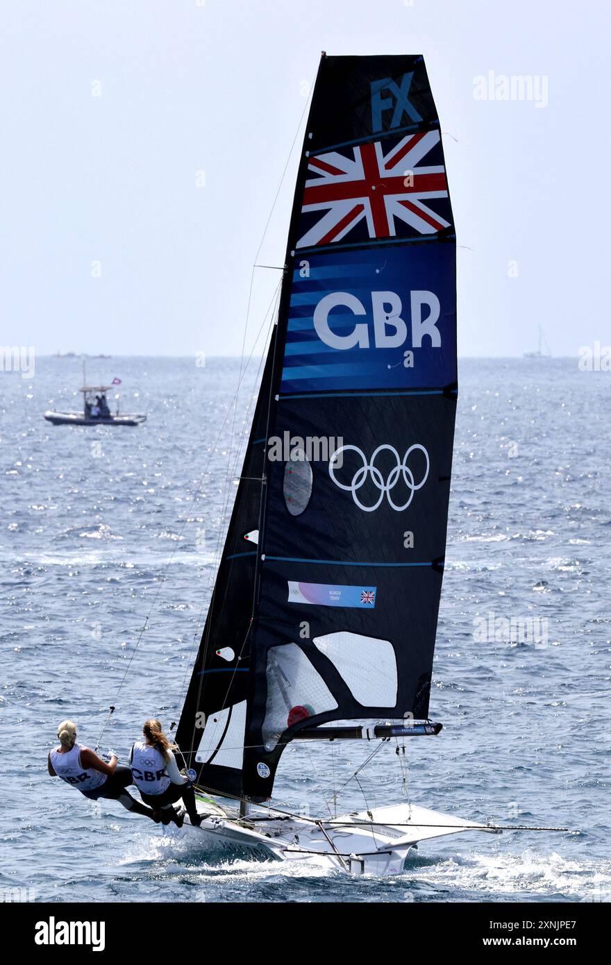 Great Britain's Freya Black and Saskia Tidey during Women's Skiff ...