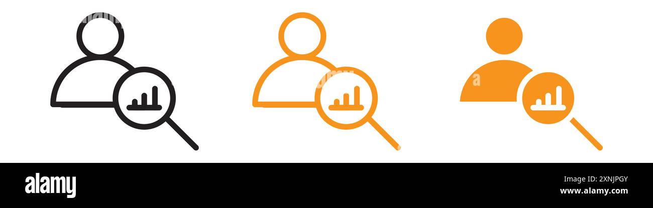 Personal Assessment icon web design logo set collection in vector Stock ...