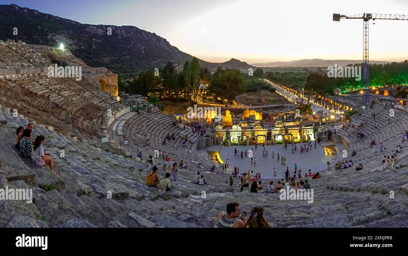 20 June 2024 Selcuk Izmir Turkey. Ephesus Efes antique city with ...