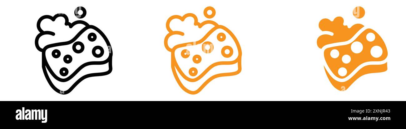 Sponge collection Stock Vector Images - Alamy
