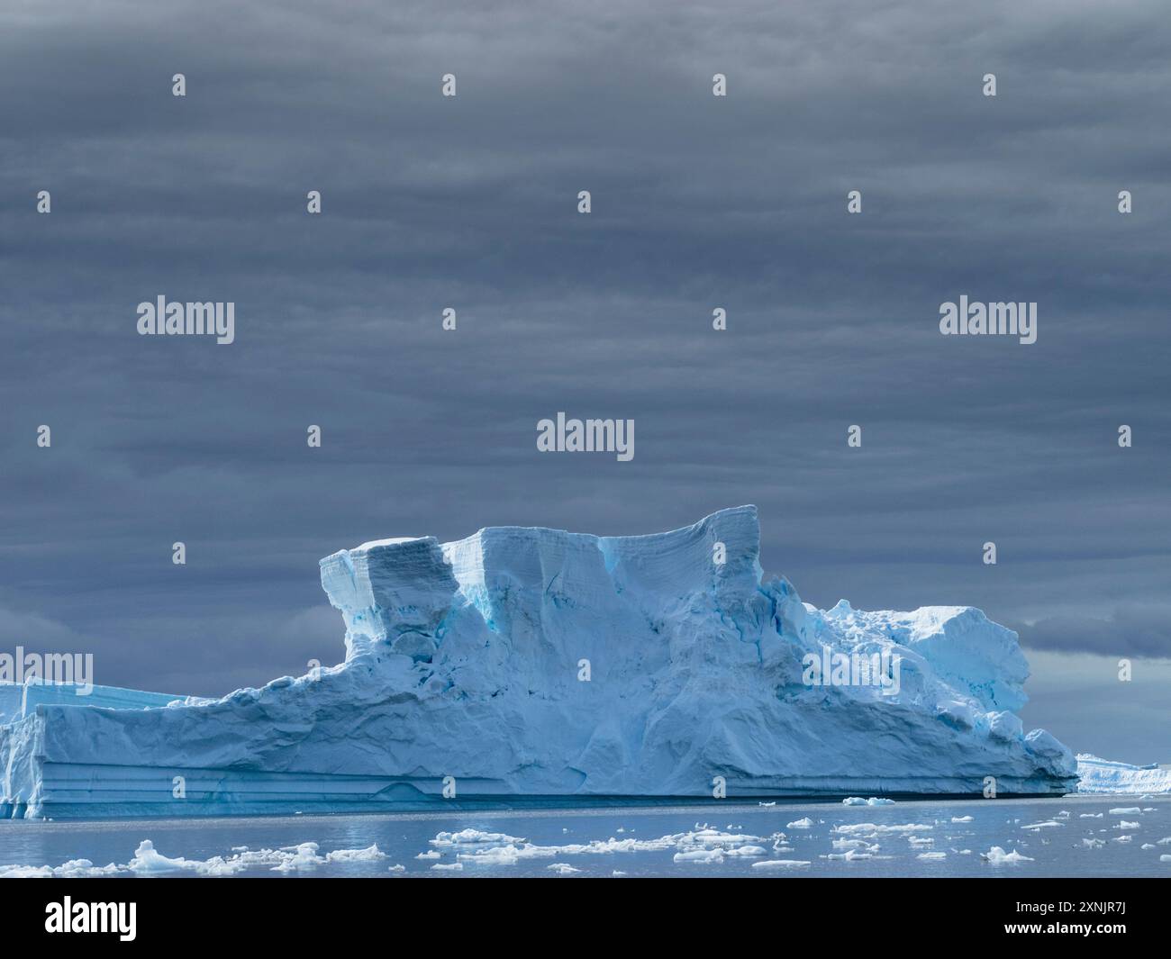 Blocky iceberg, Pleneau Bay Antarctica Stock Photo - Alamy