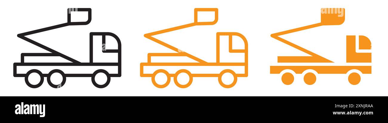 rescue truck basket icon web design logo set collection in vector Stock ...