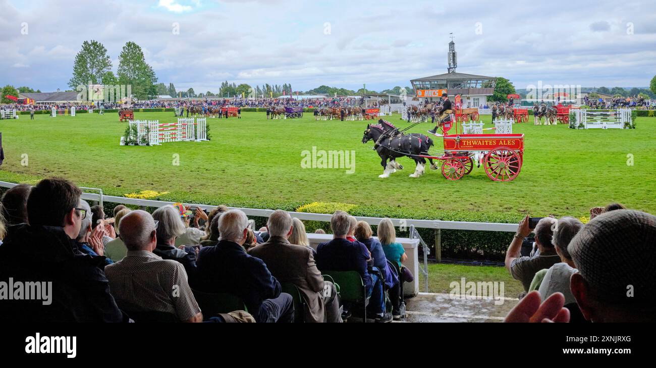 Activity at the Great Yorkshire Show, Harrogate Showground, North ...