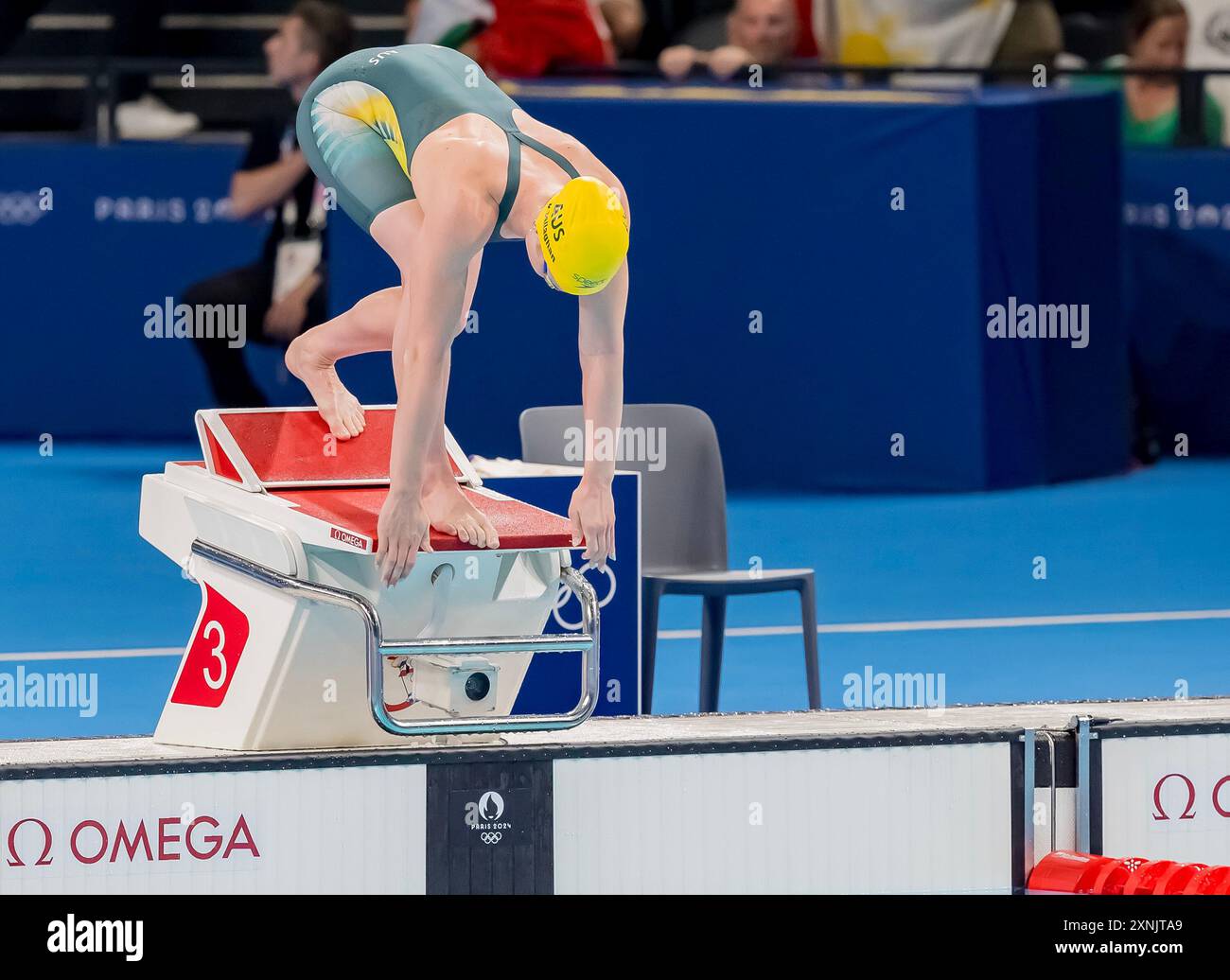 Paris, Ile de France, France. 30th July, 2024. Mollie O'Callaghan (AUS ...